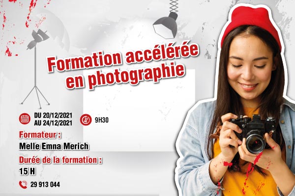 Formation accélérée en photographie