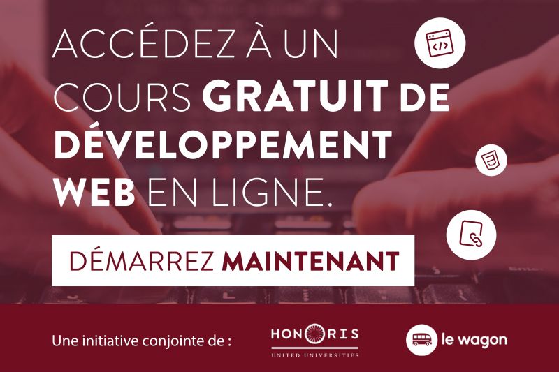 Accédez à un cours gratuit de développement web en ligne